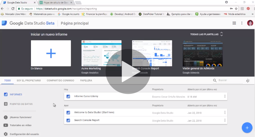 Los 5 Mejores Cursos de Google Data Studio online (2022)