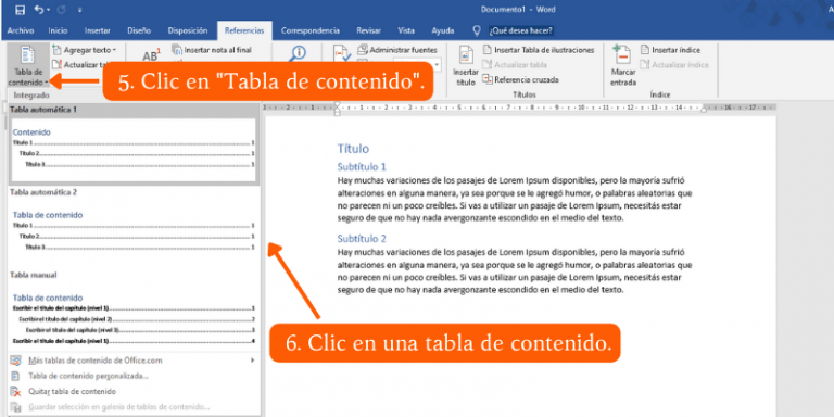 ¿Cómo hacer un índice en Word? (paso a paso)