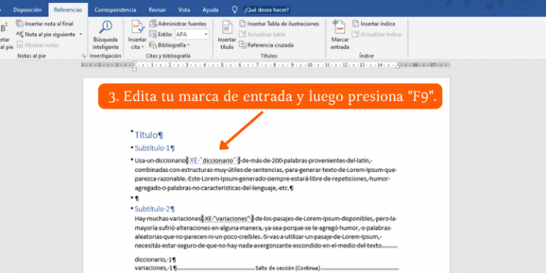¿Cómo hacer un índice en Word? (paso a paso)