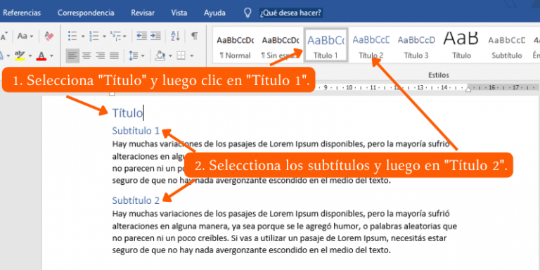 ¿Cómo hacer un índice en Word? (paso a paso)